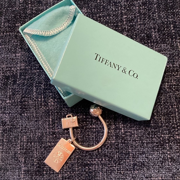 Tiffany & Co. | Accessories | Tiffany Co Sterling Passport Keyring With ...